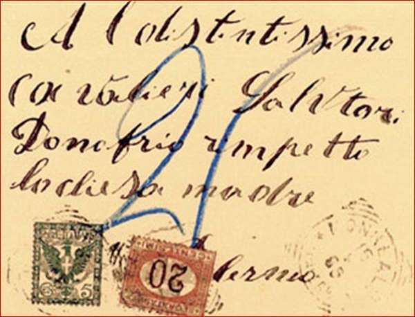 la più antica "lettera di scrocco" commissionata dalla "Mano nera ...